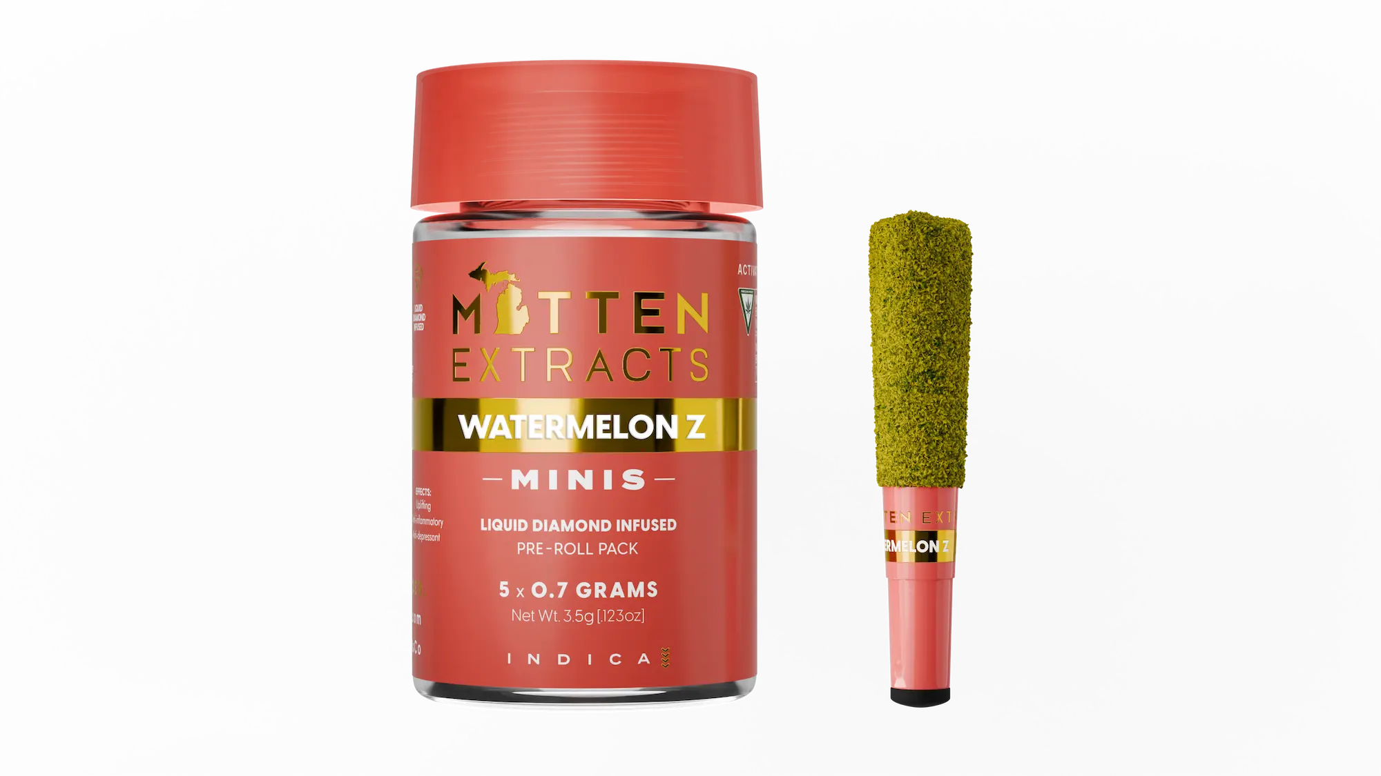 Watermelon Zkittles Premium Infused Pre-Roll Minis & Mitten Extracts