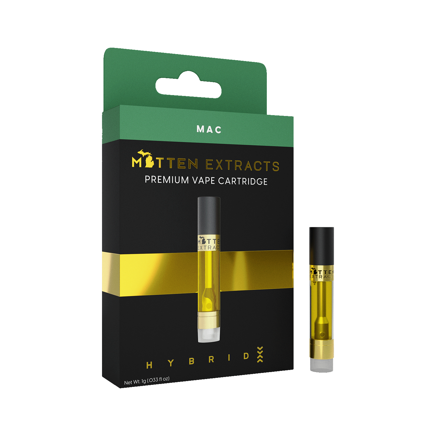 MAC THC Vape Cartridge & Mitten Extracts